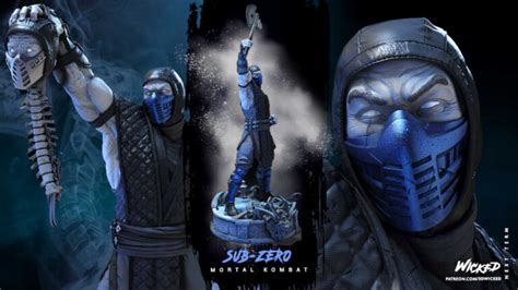 Sub Zero 3d Model Figure Wicked Specter3d