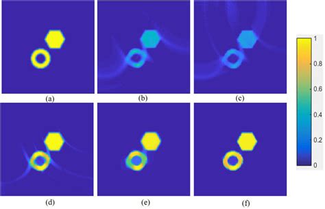 The Reconstruction Results Using Different Algorithms A The Ground