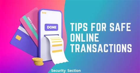 Tips For Secure Online Transactions