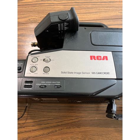 Rca Cc250 Auto Focus Vhs Camcorder Serial 814260998 Etsy