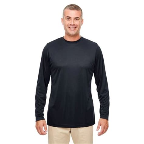 Ultraclub Mens Cool And Dry Performance Long Sleeve Top 144314