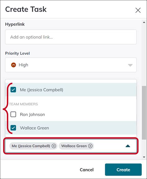 create a team task with multiple assignees teams kw answers