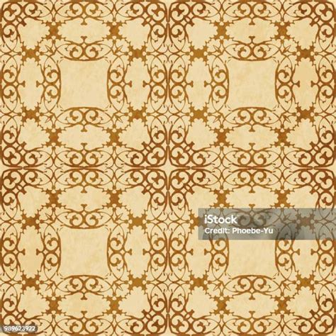 레트로 브라운 코르크 텍스처 그런 지 완벽 한 배경 나선형 곡선 크로스 로얄 프레임 크레스트 복고풍에 대한 스톡 벡터 아트 및 기타 이미지 Istock