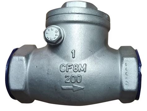 50 Psi Stainless Steel Non Return Valve Socket Weld Valve Size 15