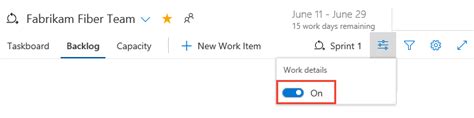 스프린트 용량에 맞게 작업 조정 azure boards microsoft learn