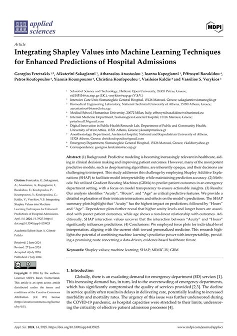 pdf integrating shapley values into machine learning techniques for