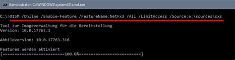 Lösung 0x800f0954 Fehler bei Installation von NET Framework 3 5
