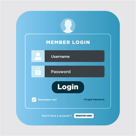 Login Form Vector Design Color From Uniqe Collection Illustration Template 11277899 Vector
