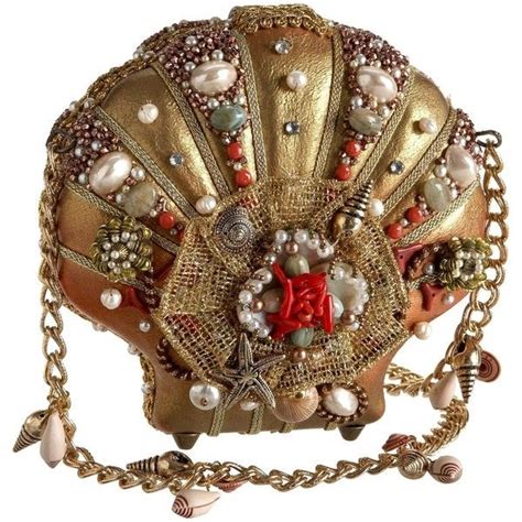 Mary Frances Accessories Clam Digger Evening Bag Liked On Polyvore