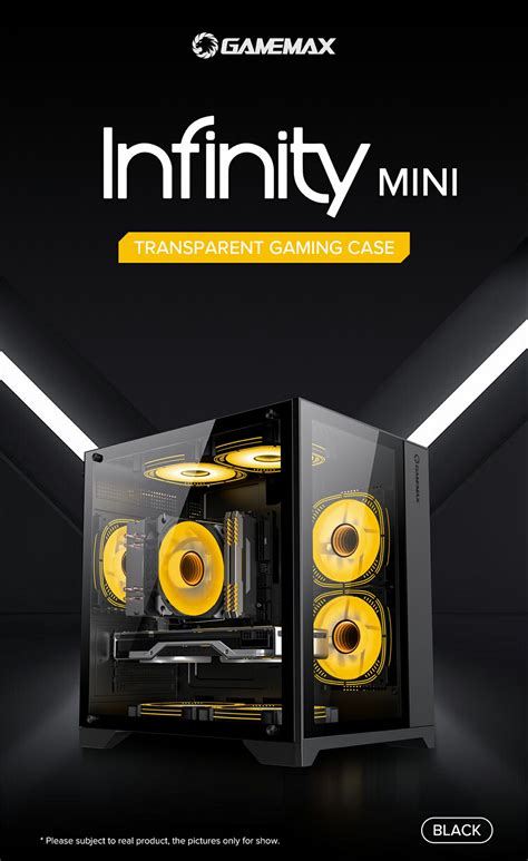 Vỏ Case Vỏ Case VỎ Case Gamemax Infinity Mini Black