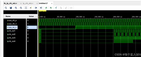 【fpga开发】xilinx锁相环ip核仿真输出初始有一段高电平引发的思考与探究clocking Wizard 仿真 Csdn博客