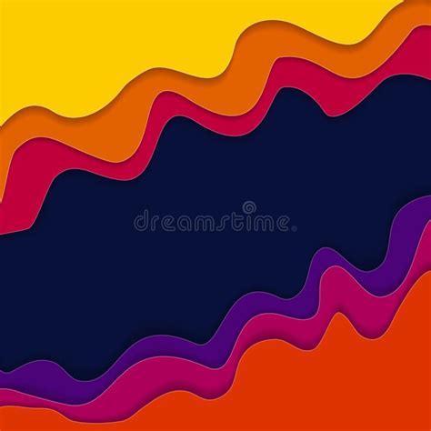 Abstract Colored Wave Background Vector Illustratio Stock Vector