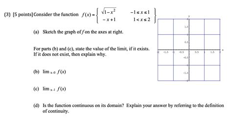 solved 3 [5 points] consider the function f x f x