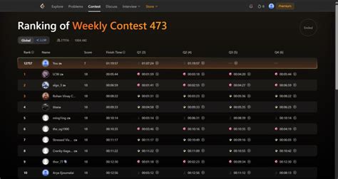 Leetcode Codingcontest Competitiveprogramming Problemsolving