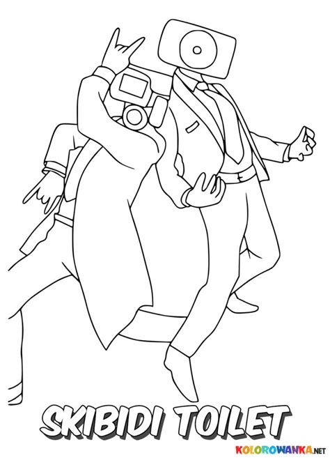 Kolorowanki Skibidi Toilet