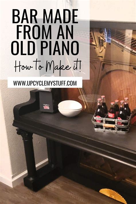 How To Make A Home Bar Out Of A Broken Piano Artofit