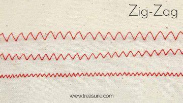 Zig Zag STITCH How To Zig Zag Best Settings TREASURIE