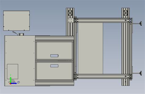 在线式自动注胶机 Step 模型图纸下载 懒石网
