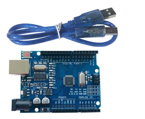 Placa Compatível Arduino Uno R3 Atmega328 Smd Ch340 Cabo Usb Mercadolivre