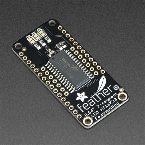 adafruit 4 digit 7 segment led matrix display featherwing green