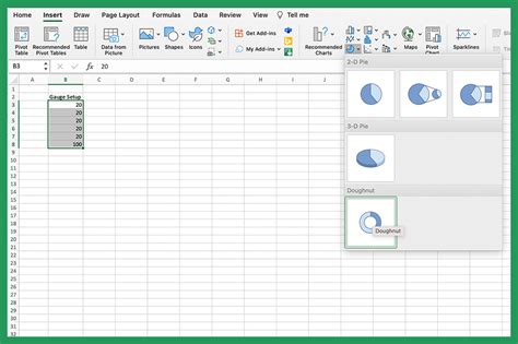 How To Make A Gauge Chart In Excel Windows Mac