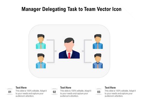 Manager Delegating Task To Team Vector Icon Ppt Powerpoint Presentation Show Example Pdf
