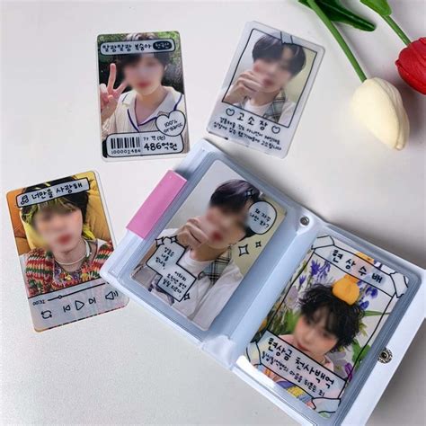 투명포토카드프레임 손글씨ko 수앙스튜디오 Sooangs