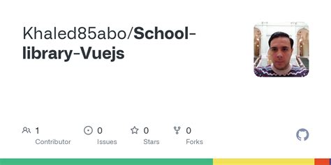 Github Khaled85aboschool Library Vuejs