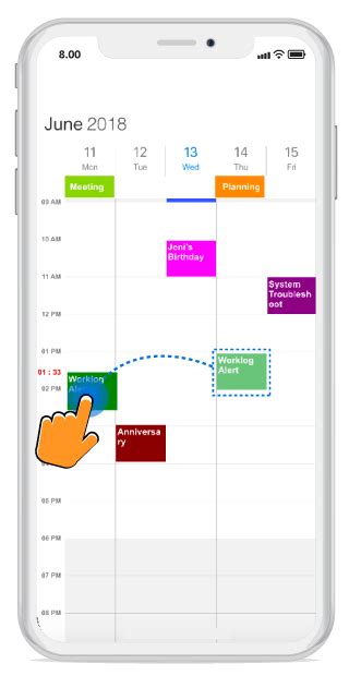 drag and drop appointments in syncfusion ® sfschedule control for
