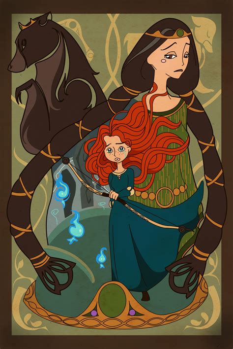 Merida And Elinor By Madeye01 On Deviantart
