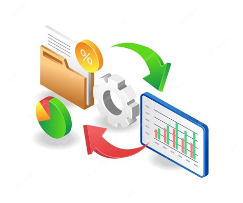 Premium Vector Professional Data Analysis Processing