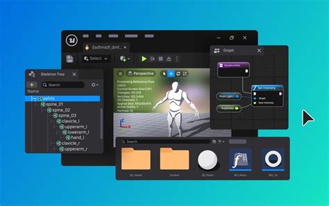 Premium Vector Interface 3d Computer Graphics Game Engine Video Games Creation Software Vector