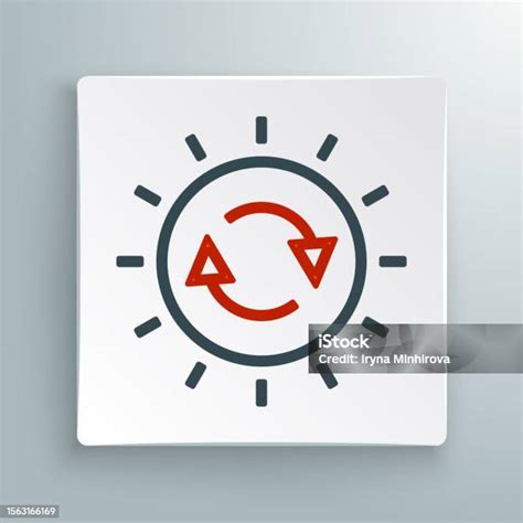 흰색 배경에 격리 된 라인 태양 에너지 패널 아이콘 번개 기호와 태양 다채로운 개요 개념 벡터 개념에 대한 스톡 벡터 아트 및 기타 이미지 Istock