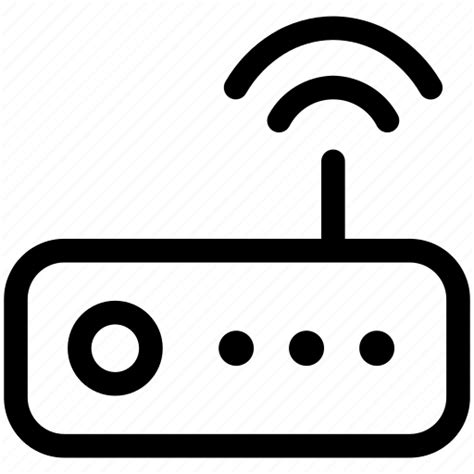 Router Wifi Internet Modem Wireless Network Device Icon Download On Iconfinder
