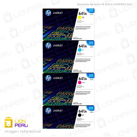 641a Hp Toner Cartucho Pack Completo Original 🎯