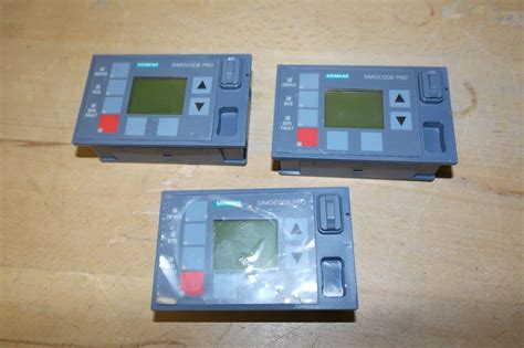 Siemens Simocode Pro 3uf7210 1aa01 0 3uf72101aa010 Operator Panel Tme Trading Company