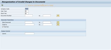 FDM LDDB REORG SAP Tcode Reorganization Of Changes