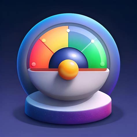 A 3d Colorful Pie Chart Icon With A Glossy Finish Representing Data