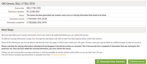 Ces Census Guide Arbor Help Centre