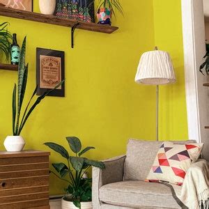 Chartreuse Solid Color Wallpaper Peel And Stick Wallpaper Or Non