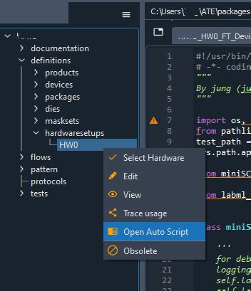 Open Auto Script In The Menu Definitions Hardwaresetups Do Nothing Issue Semi Ate Semi
