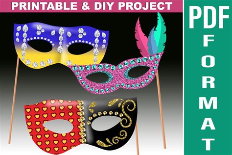 Circus Photo Booth Props Printable