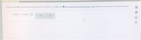 Solved Find The Probability Using The Normal Distribution Chegg