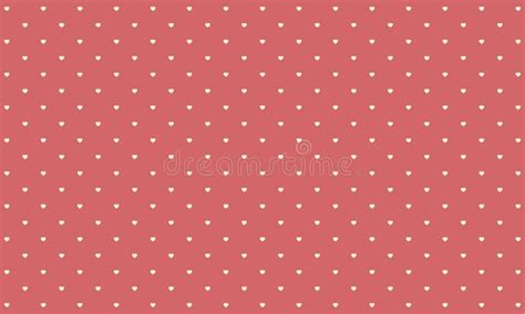 Vector White Love Pattern On Pink Background For Wrapping Paper