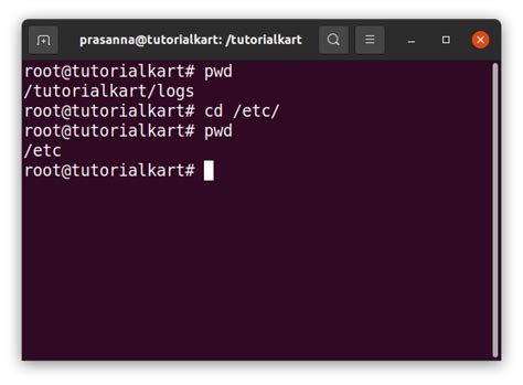 Linux Change Directory