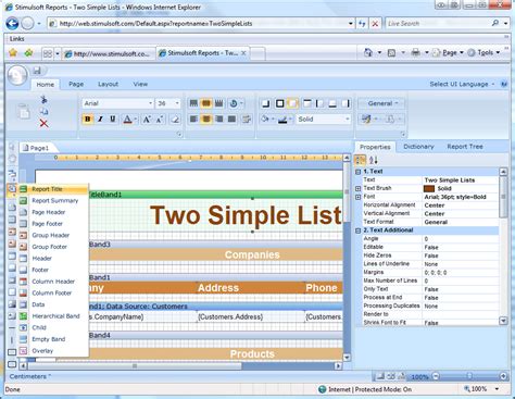 Stimulsoft Reports Designerweb