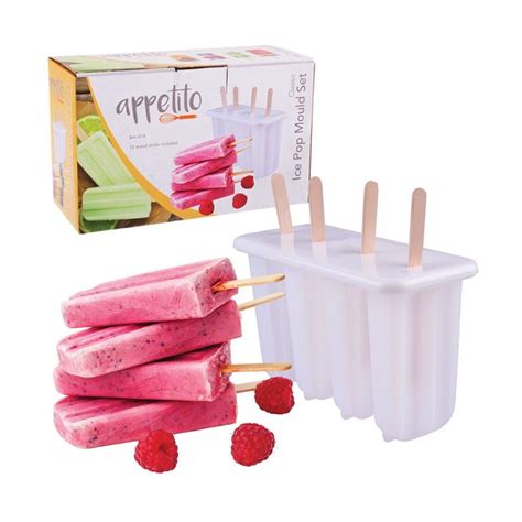 Ice Block Pop Classic Mould Set 4 Epicure Homewares