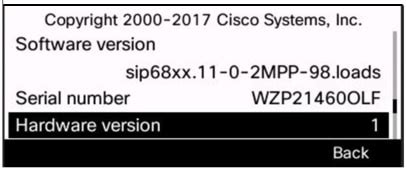 Upgrade The Firmware On The Cisco IP Phone 6800 Series With Multiplatform Firmware Through The