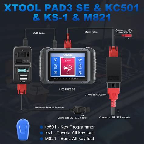 XTOOL X PAD Pro Key Programming Tools With KC And KS