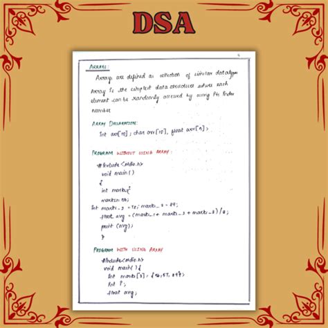 Dsa Handwritten Notes Topperworld